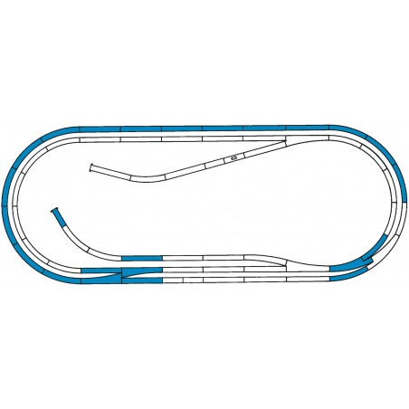 H0, ROCO LINE track set D - Roco 42012