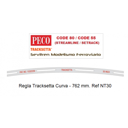 Tracksetta N Template 30" Radius - NT30